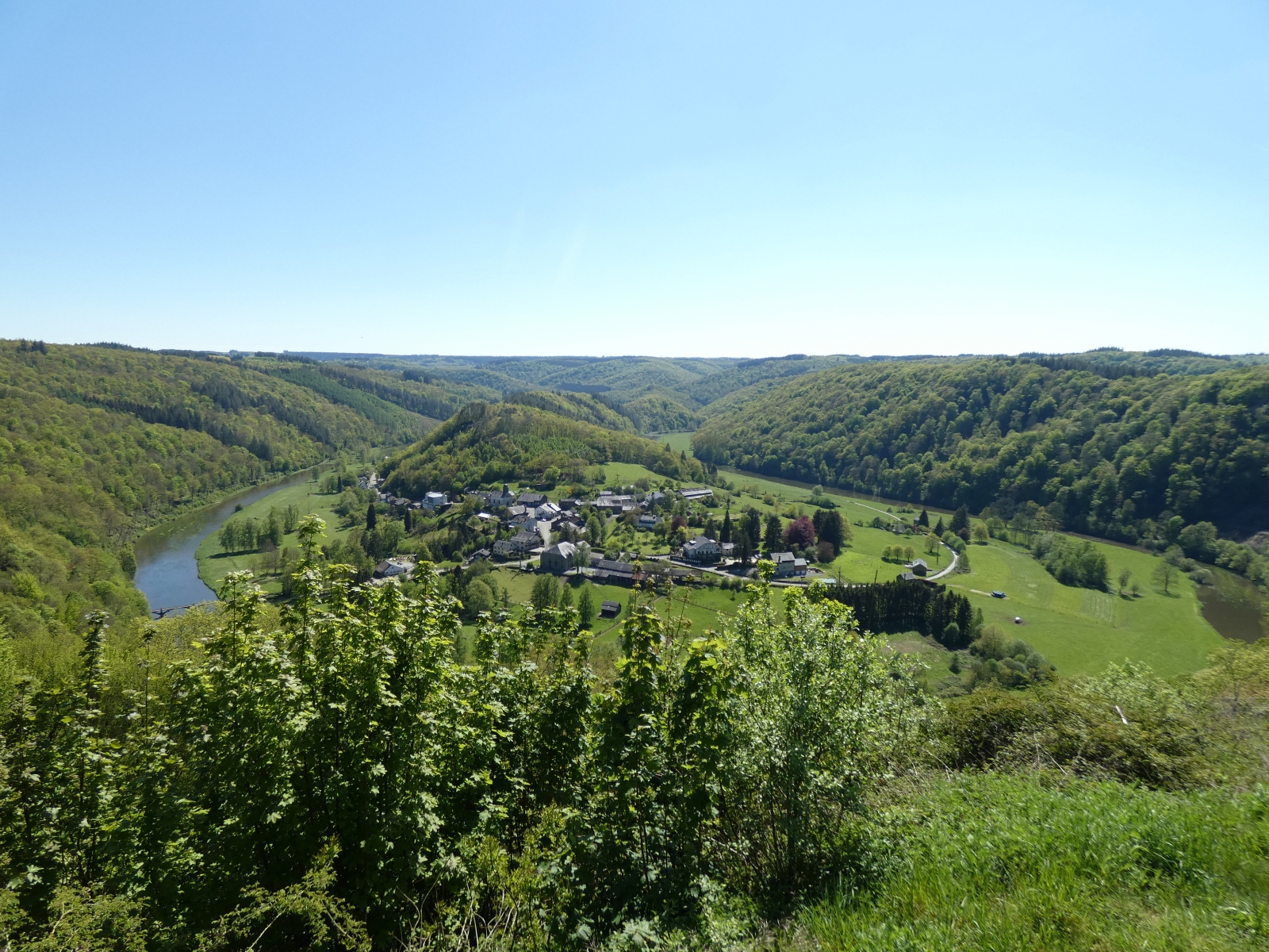 Le panorama de Frahan - Territoire Parc naturel de l'Ardenne Méridionale